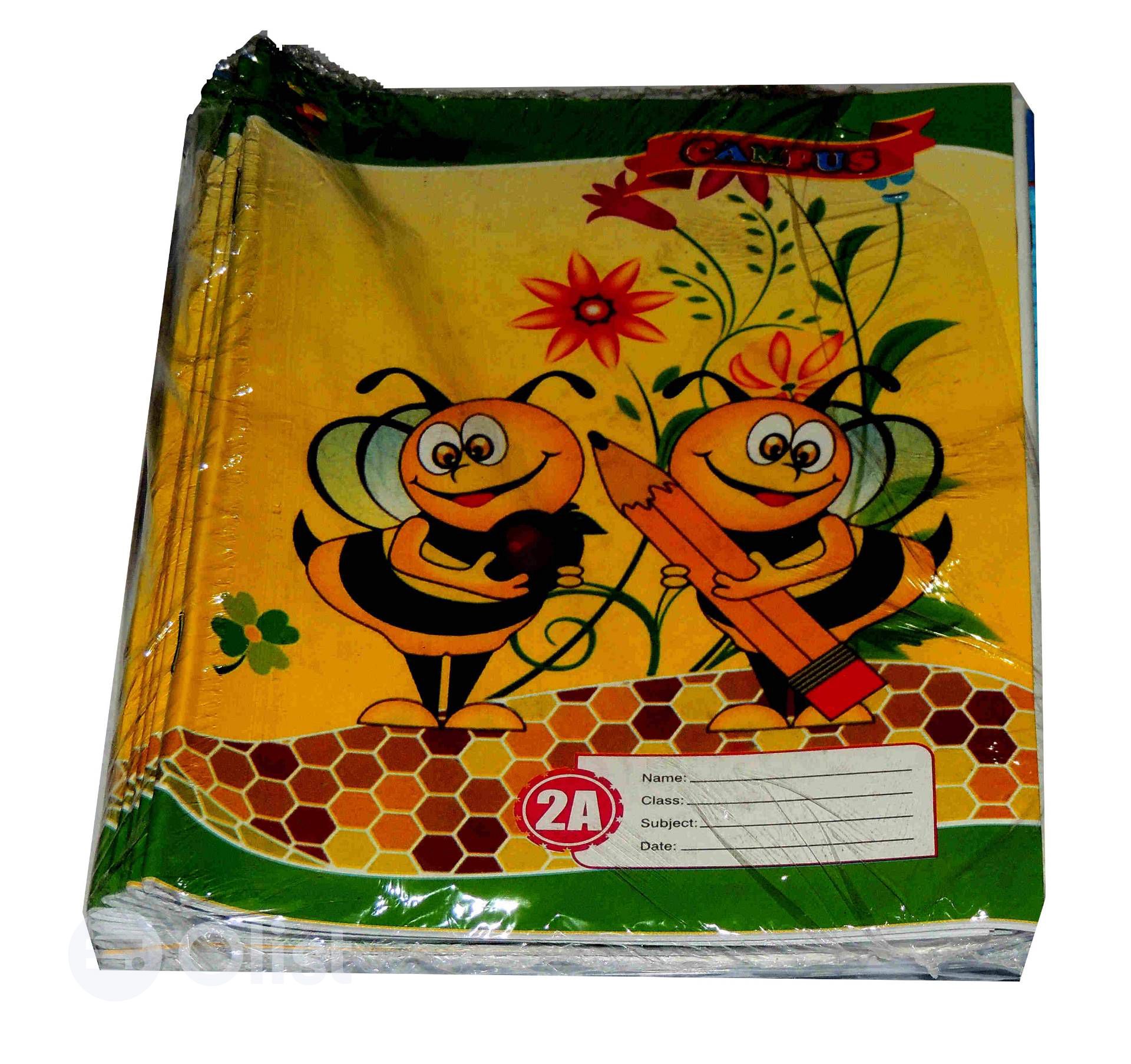 VISTALINE VL2A20LWA CAMPUS EXERCISE BOOK 2A - 20 LEAVES - Officenmore